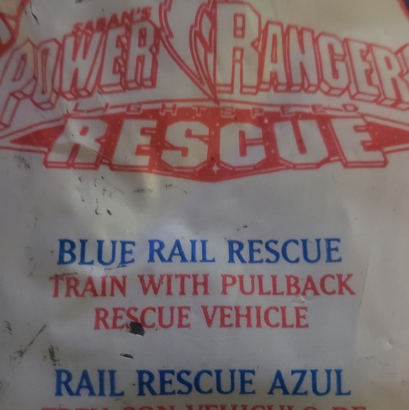Power Ranger | Toys | 22 Power Rangers Lightspeed Blue Rail Rescue ...